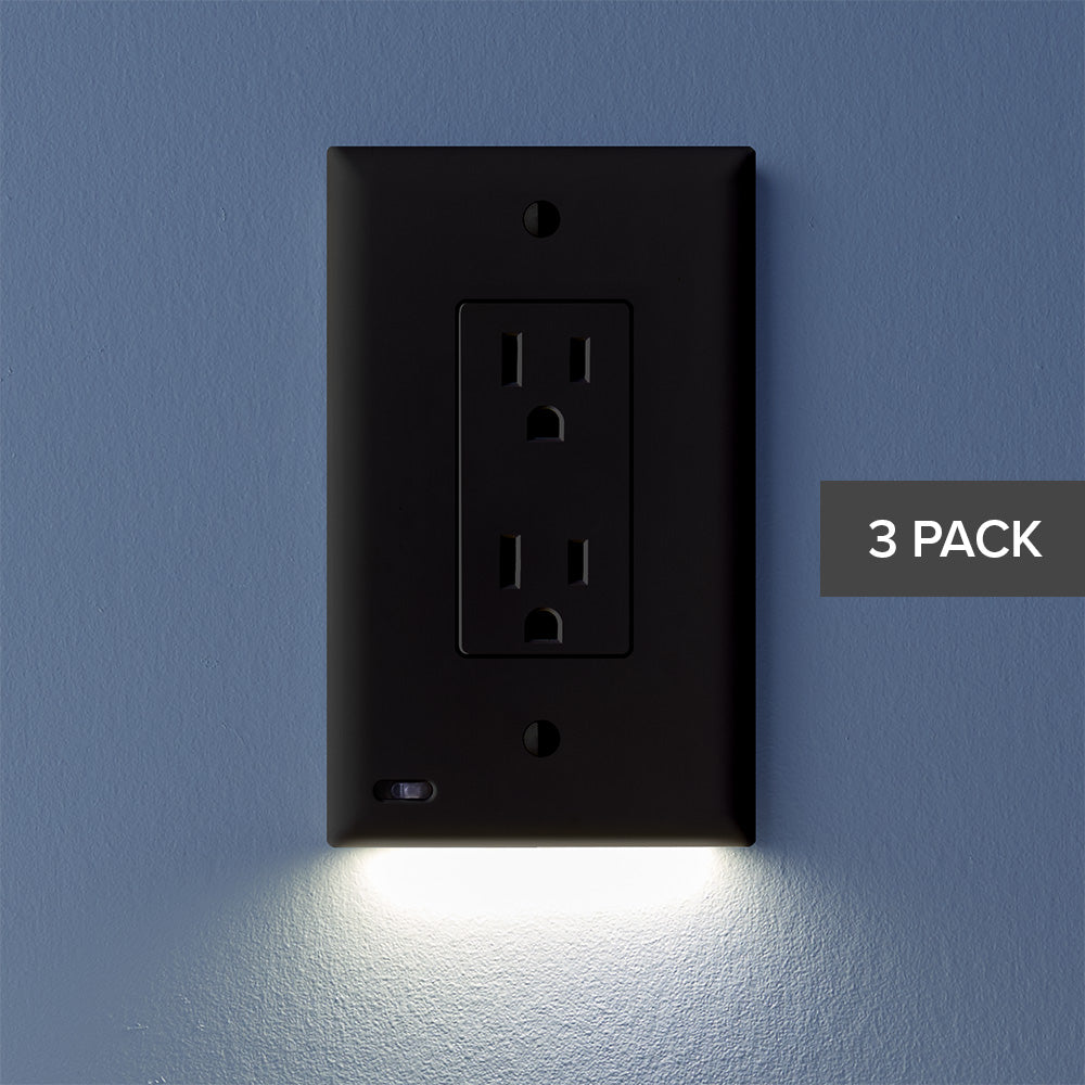 SnapPower GuideLight 2+ | Outlet Cover w/ Built-in LED Night Light